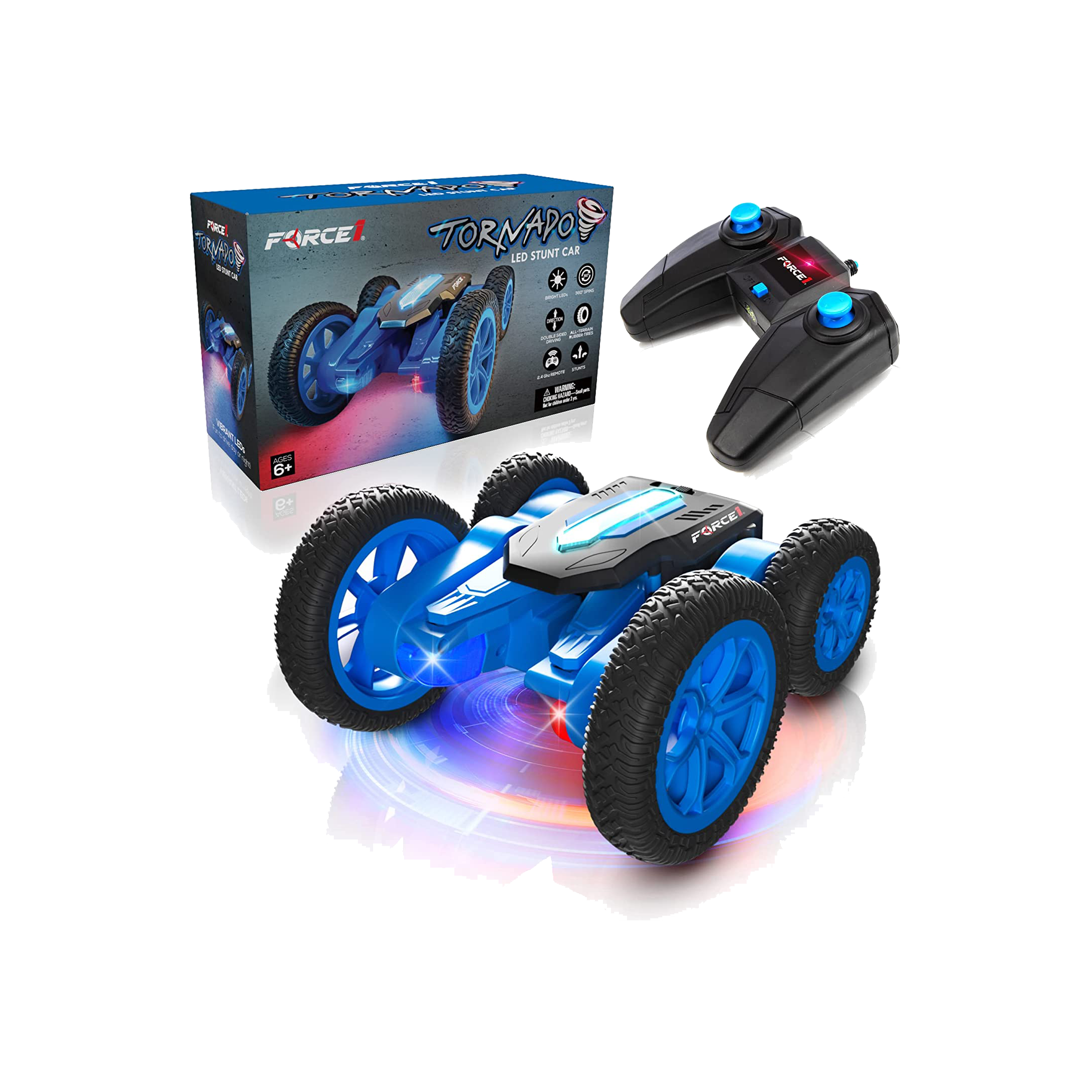Tornado Rechargeable Remote Control LED Car: Gift Idea For
