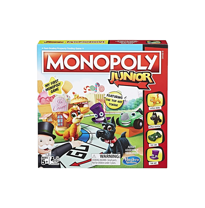 Monopoly Junior Board Game, Ages 5+: Gift Idea For Birthday
