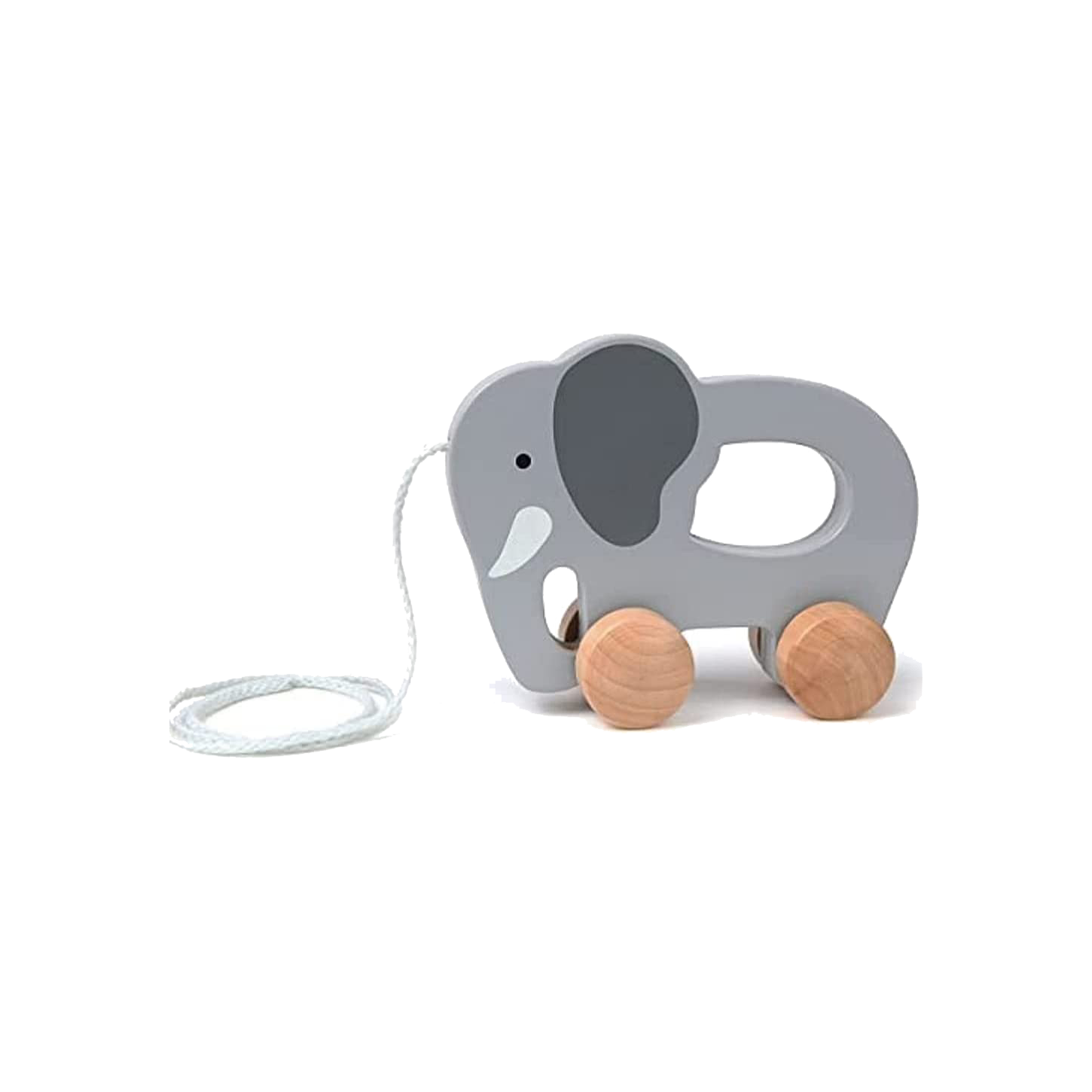 Wooden Elephant Push and Pull Toy: Gift Idea For Baby, Easter